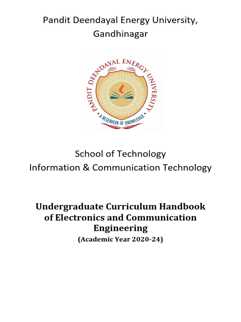 3 ECE - Curriculum - With Detailed Syllabus - 2020-24 - VER4 - 1 | PDF ...