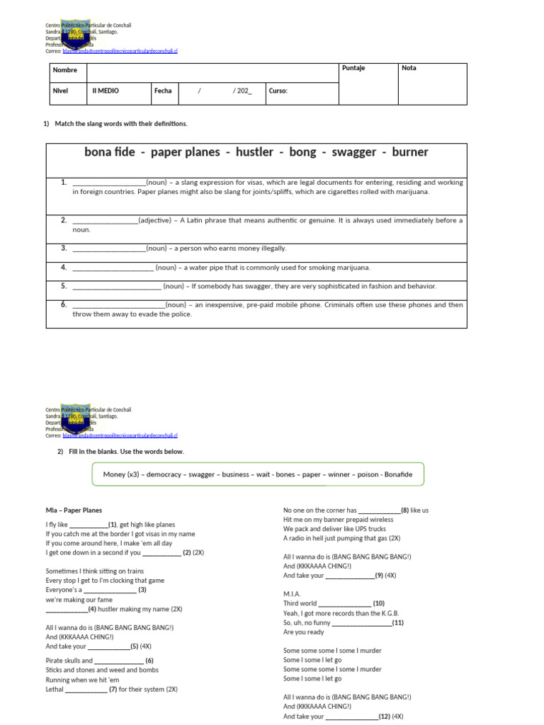 Paper planes | PDF | Linguistics | Linguistic Morphology