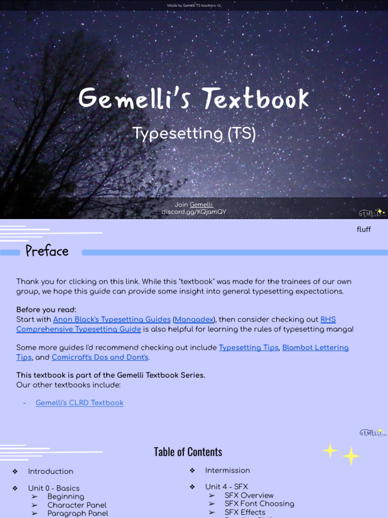 Gemelli Typesetting Guide | PDF | Adobe Photoshop | Communication Design