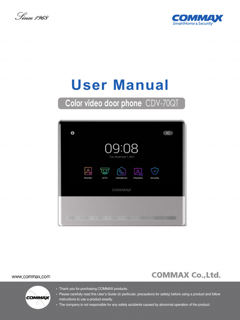 CDV 70QT User Manual | PDF | Computer File | Closed Circuit Television