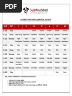 DATE SHEET of Mid Term 2025-2026 | PDF