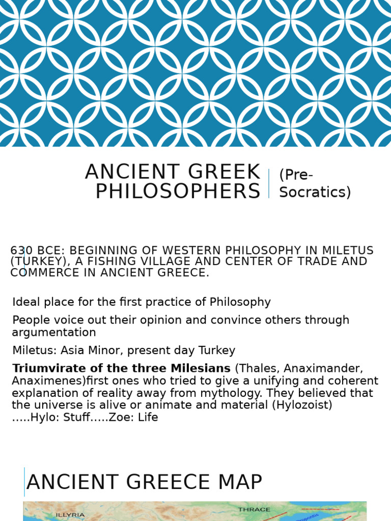 Ancient Greek Philosophers-1 | PDF | Metaphysics | Ancient Greek Philosophy