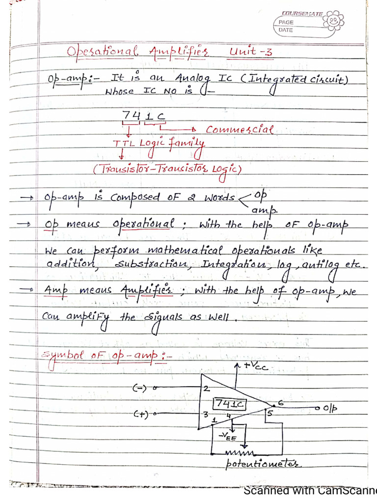 Op Amp Notes | PDF