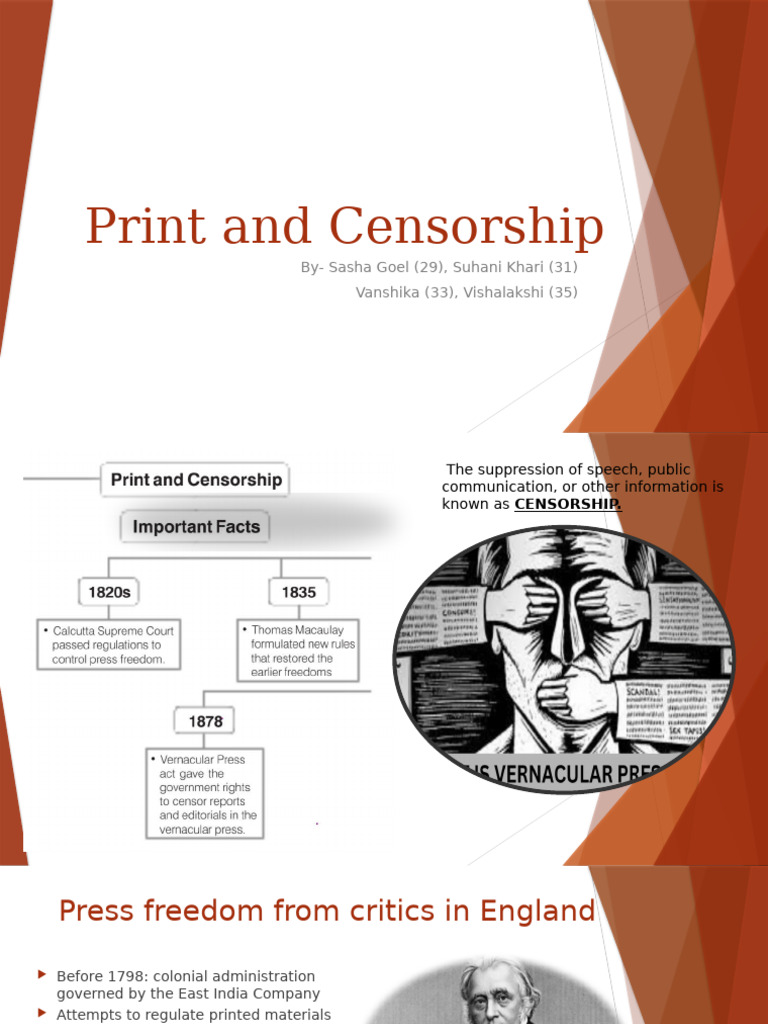 Print and Censorship | PDF | Censorship