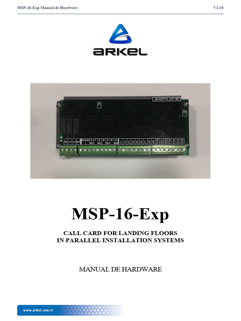 MSP-16-Exp Hardware Manual.V110.es | PDF | Electrónica | Tecnología de ...