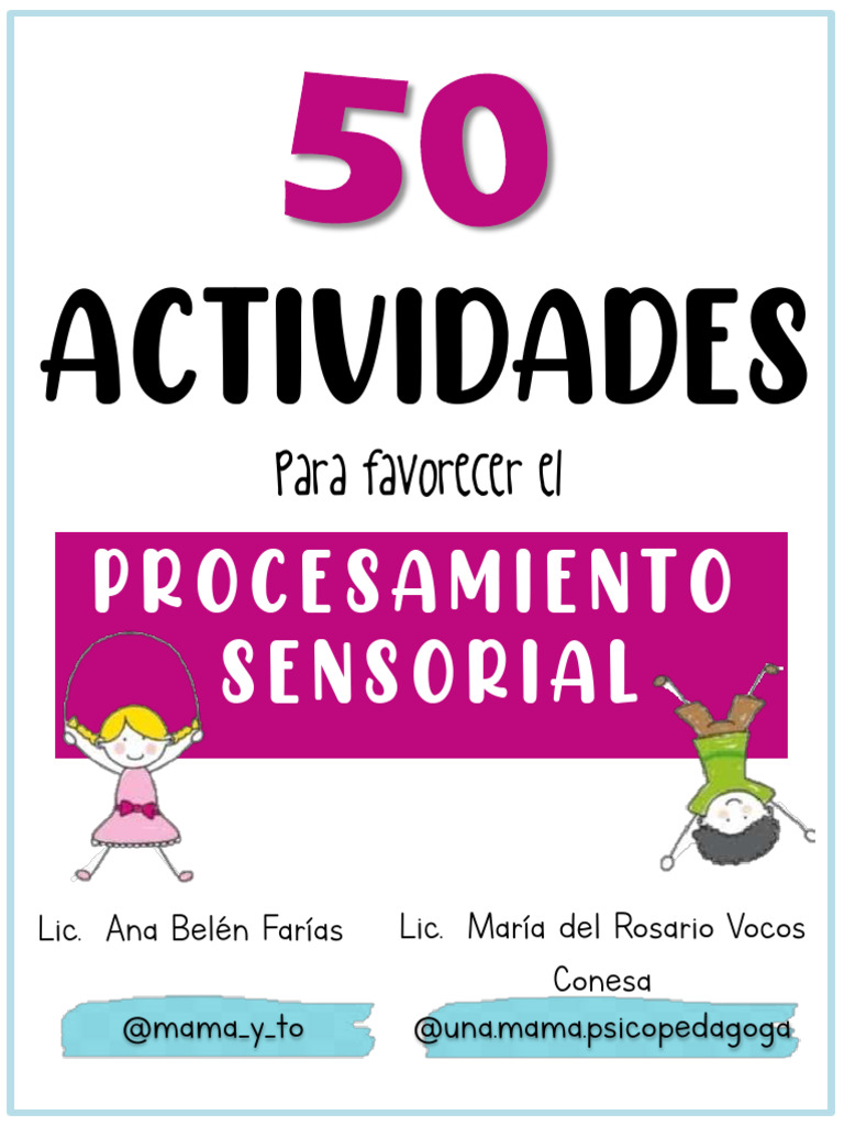 50 Actividades Sensoriales | PDF | Sentidos | Neurociencia