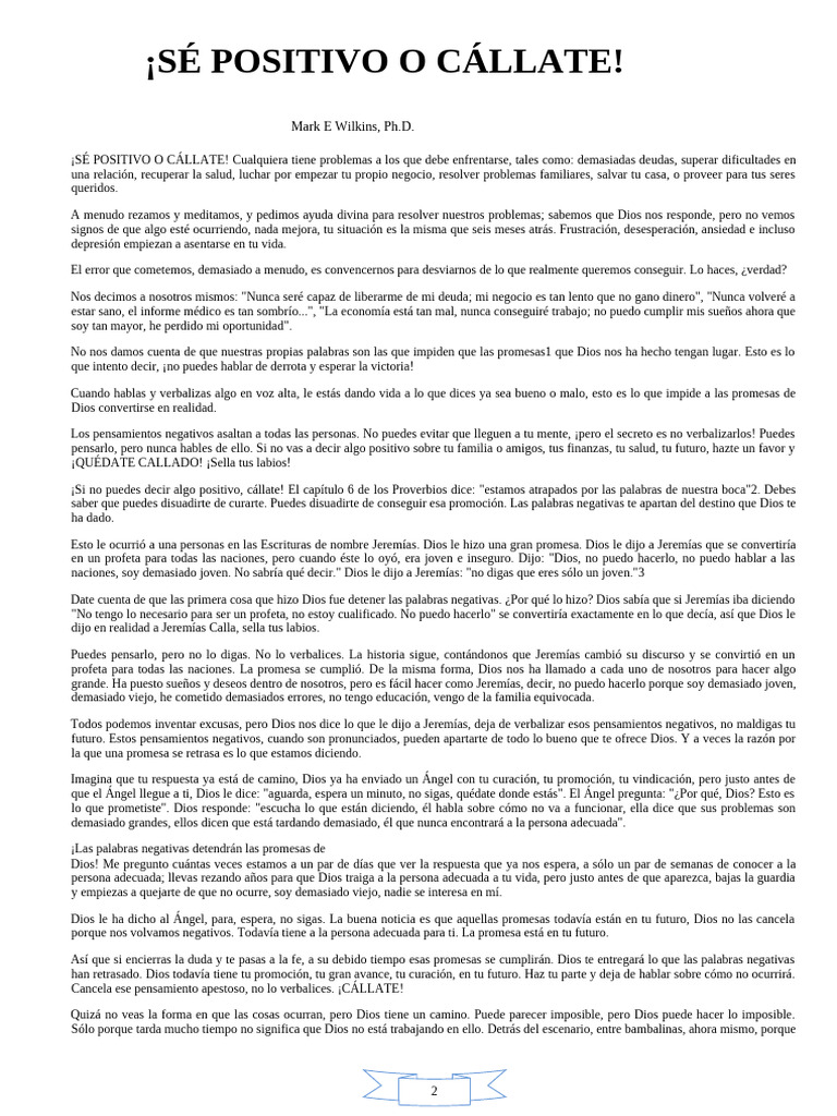 Callate | PDF | Hipnosis | Dios