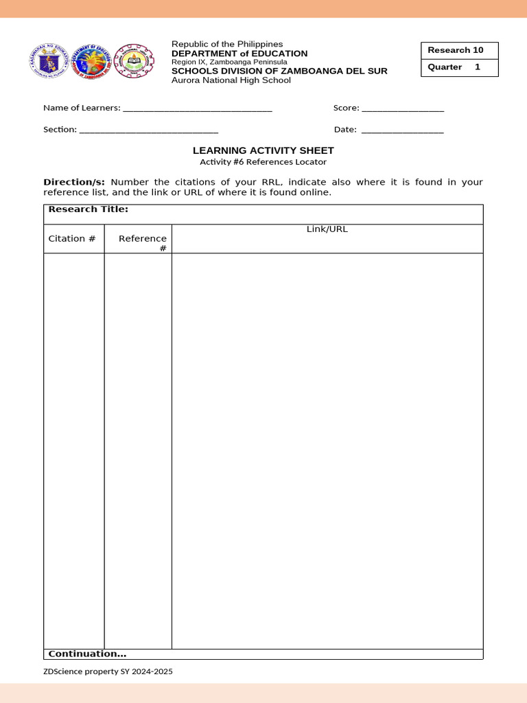 Activity6 References | PDF