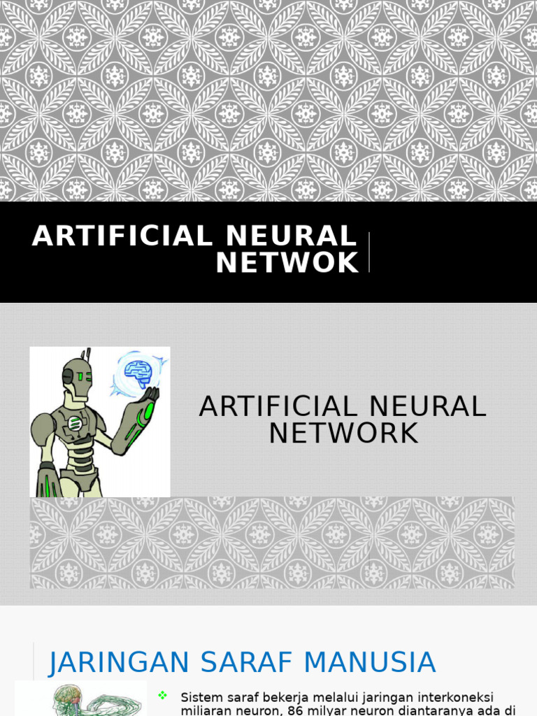BAB IX Artificial Neural Network | PDF
