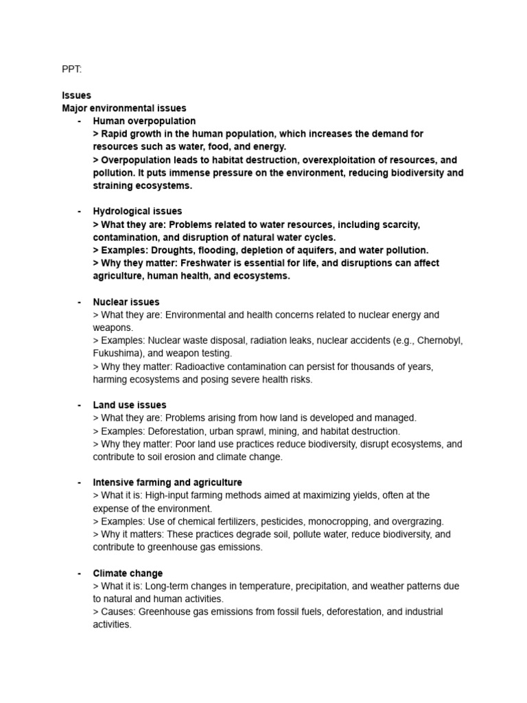 Environmental Science | PDF | Pollution | Environmental Degradation