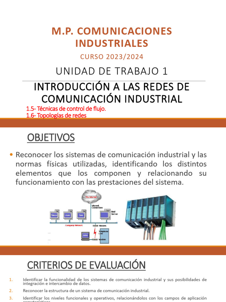 UT1.5y6 - Control de Flujo y Topologías | PDF | Red de computadoras ...