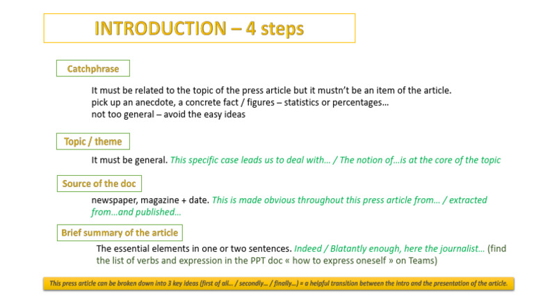 Analyzing Press Article Techniques | PDF