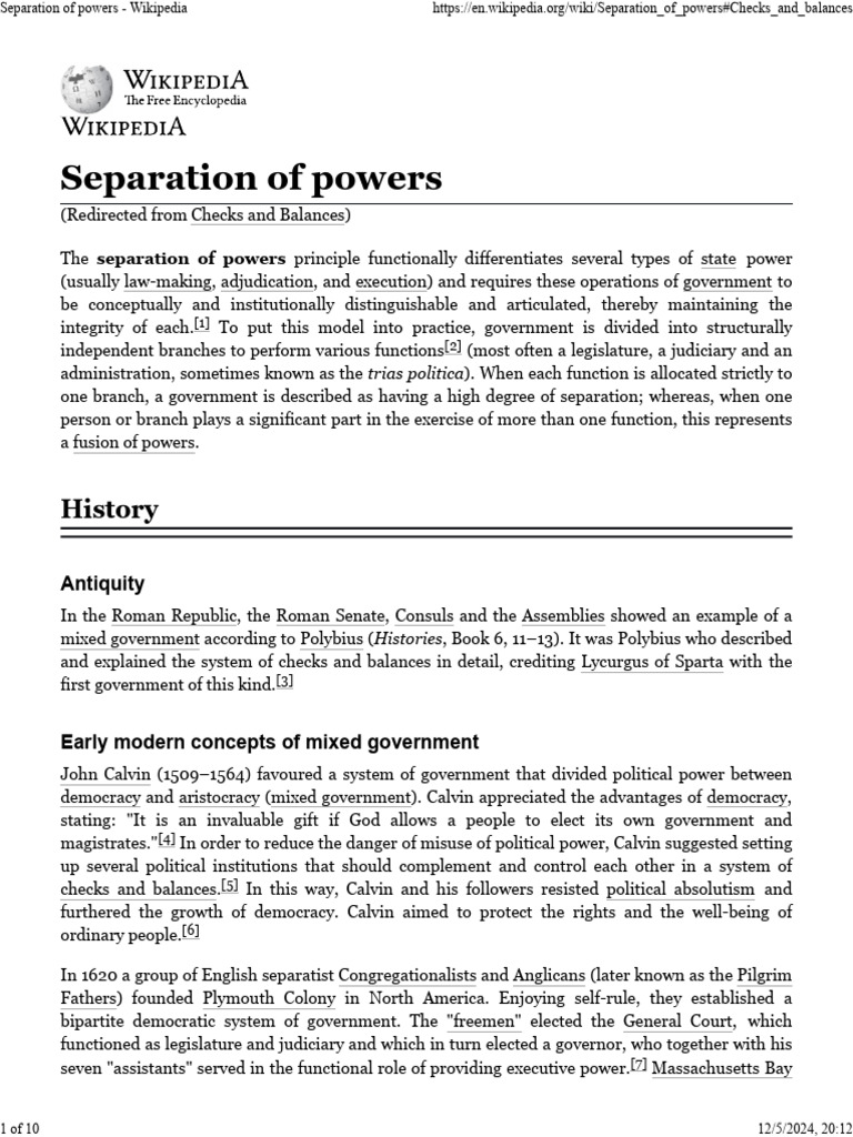 pjhgt56 | PDF | Separation Of Powers | Political Science