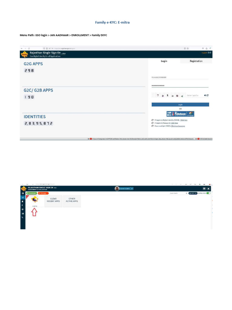 User Manual EKYC_eMitra | PDF