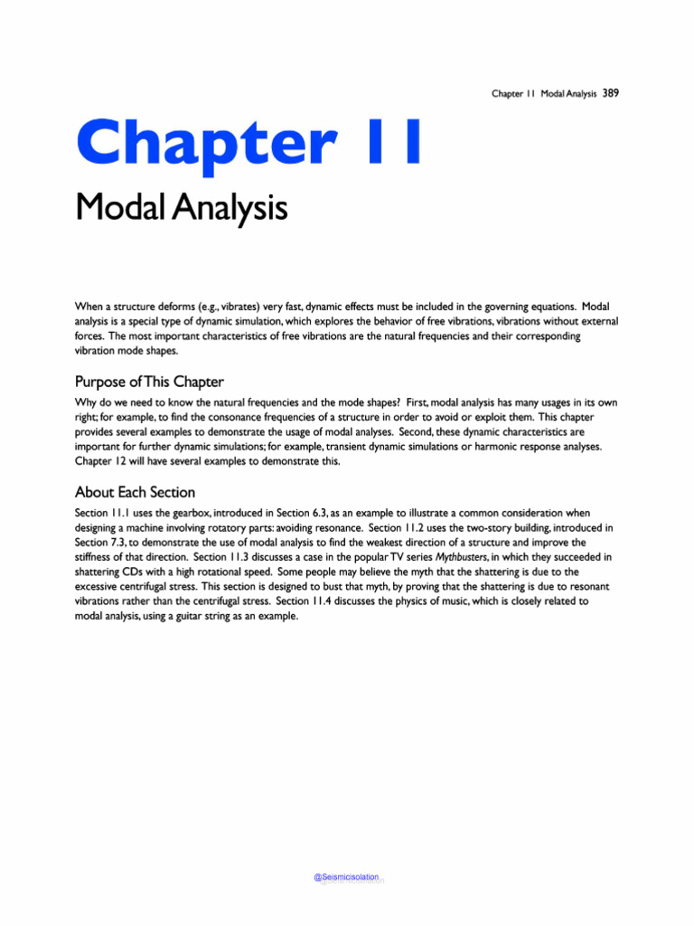 Chapter 11 | PDF | Resonance | Normal Mode