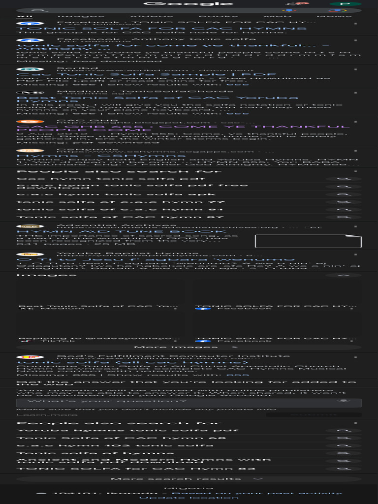 Cac Hymn 655 Yoruba Tonic Solfa PDF Free Download - Google Search | PDF | Musical Compositions ...