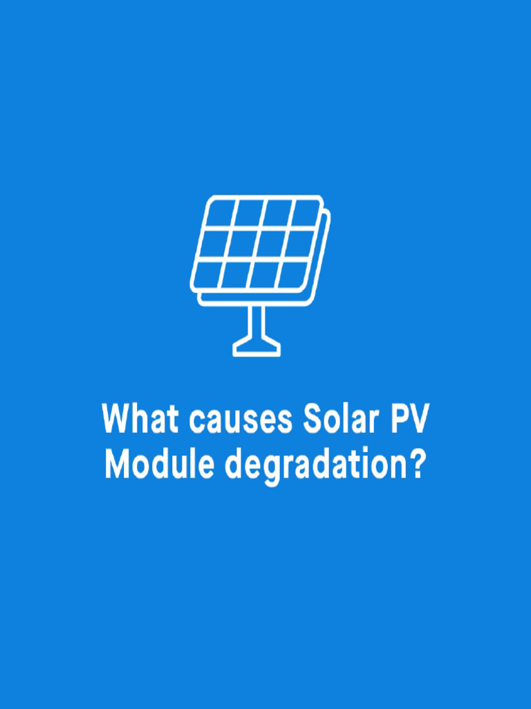 PV Module Degradation | PDF