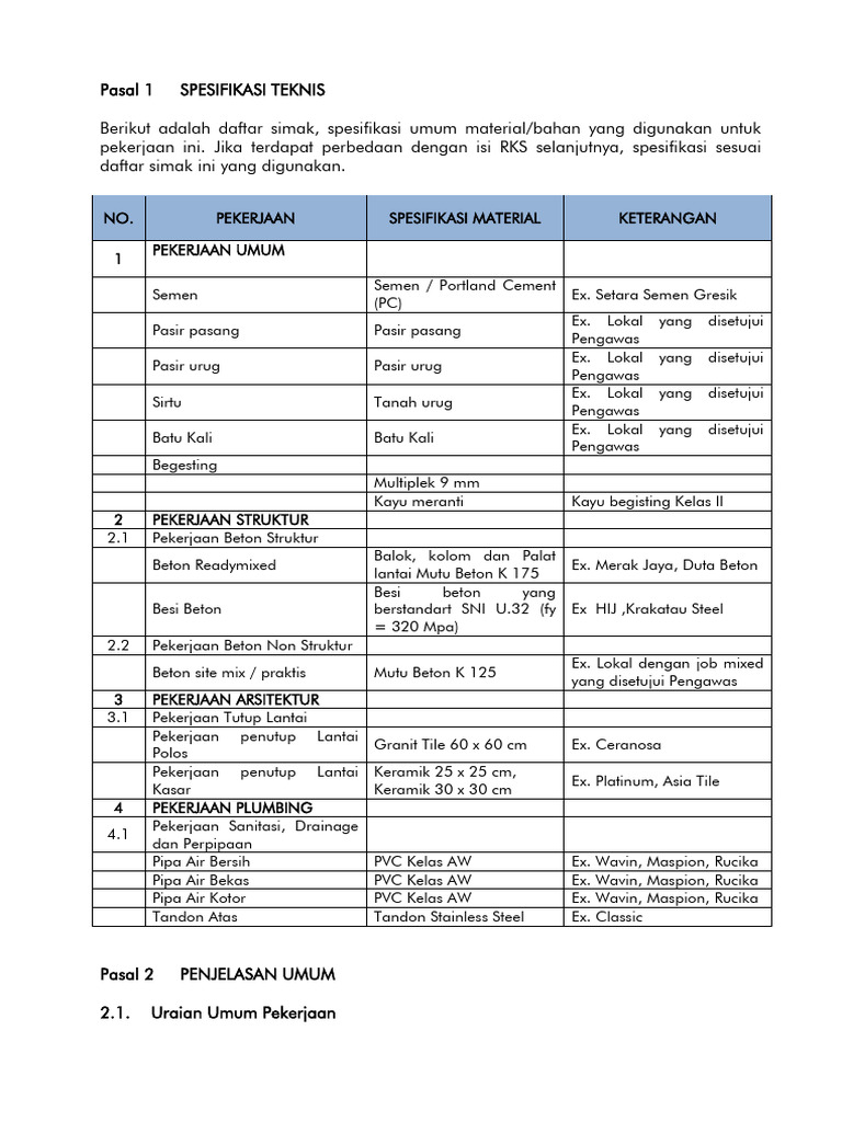 Spektek RKS Aula Bondowoso | PDF