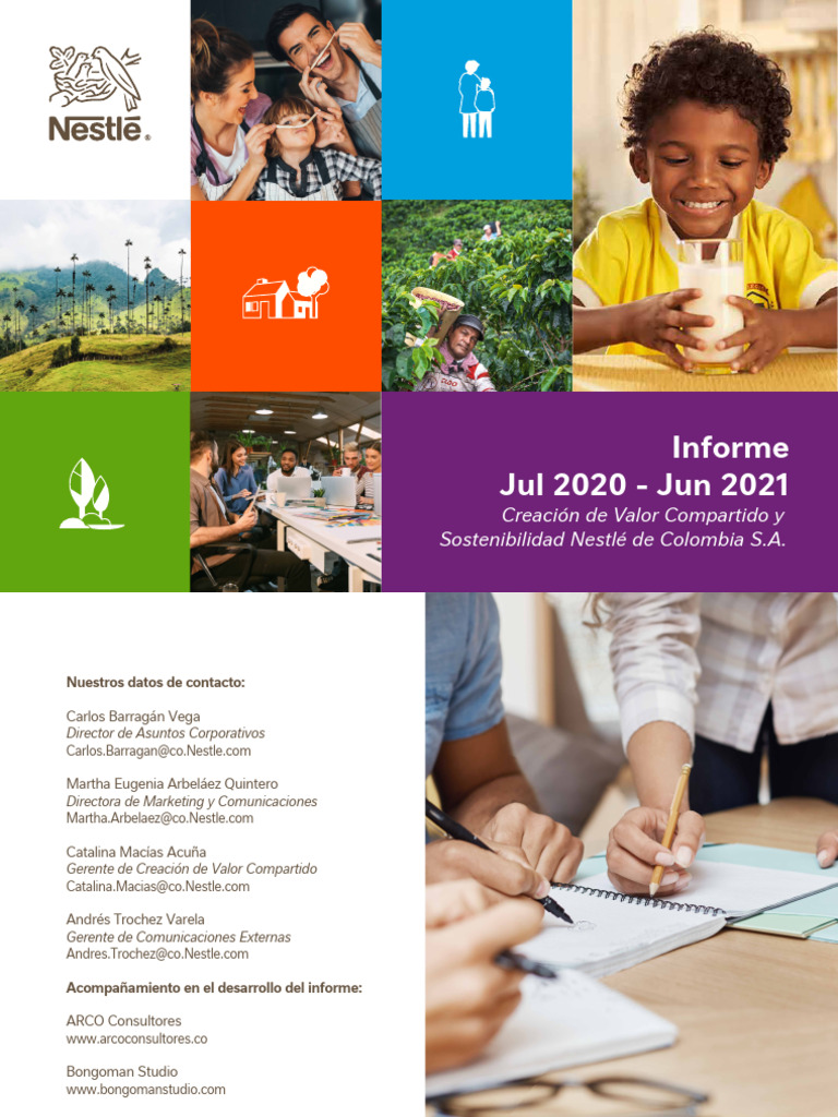 Informe CVC y Sostenibilidad Nestl 20202021 - FINAL | PDF | Sustentabilidad | Desarrollo sostenible