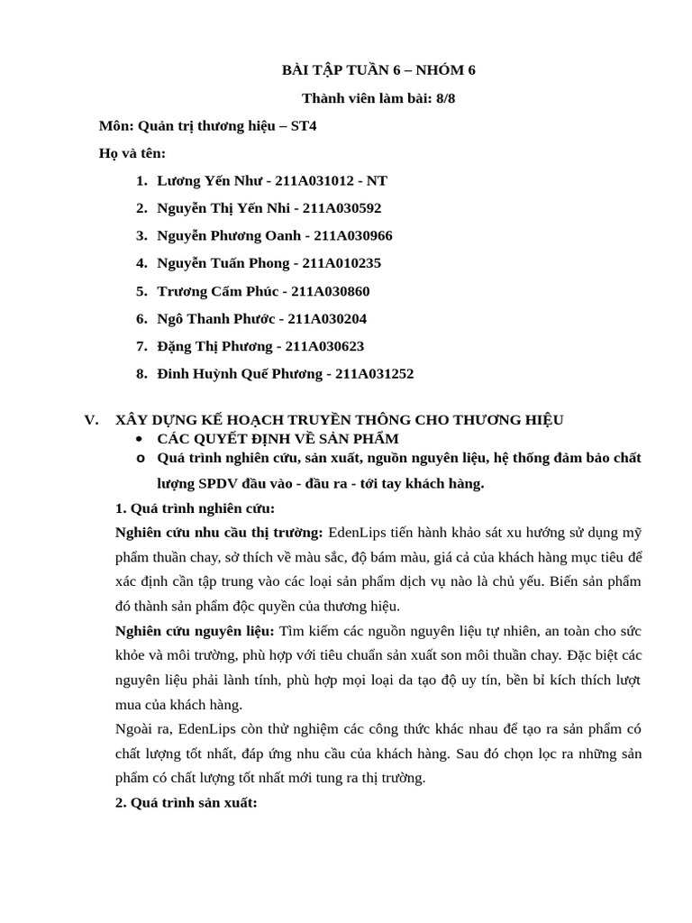 Bt Tuần 6 - Nhóm 6 - Qtth - St4 | PDF
