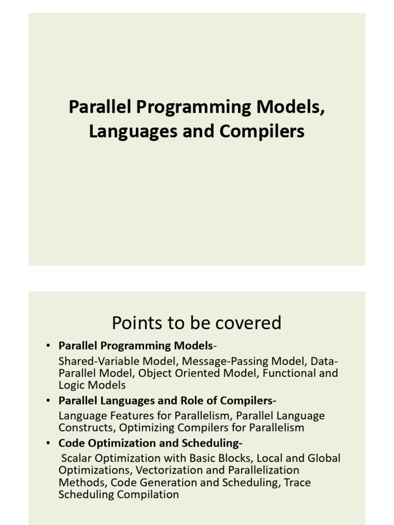 Mod5 - Aca 1 52 | PDF | Parallel Computing | Process (Computing)