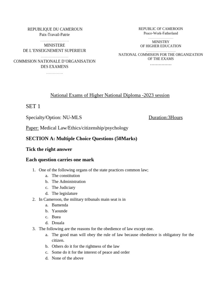 Medical - Law - Set 1 | PDF | Supreme Courts | Defamation