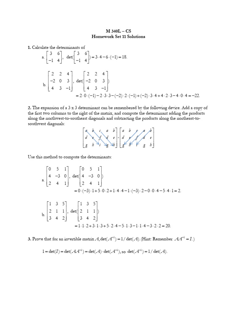 hw17 | PDF | Eigenvalues And Eigenvectors | Determinant