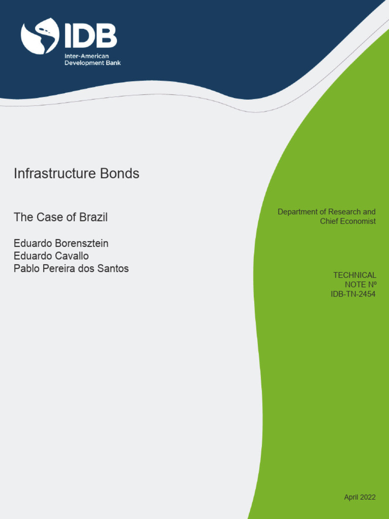 Infrastructure Bonds. The Case of Brazil | PDF | Bonds (Finance) | Taxes