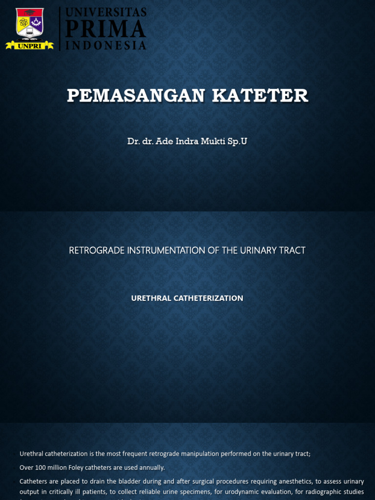 AIM Skill Lab Pemasangan Kateter 2023 | PDF | Catheter | Urology