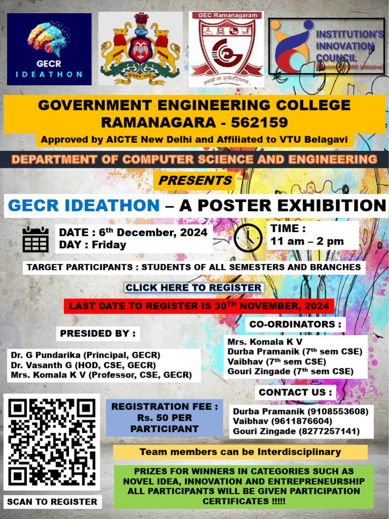 Gecr Ideathon poster 1-1 | PDF | Internet Of Things | Water