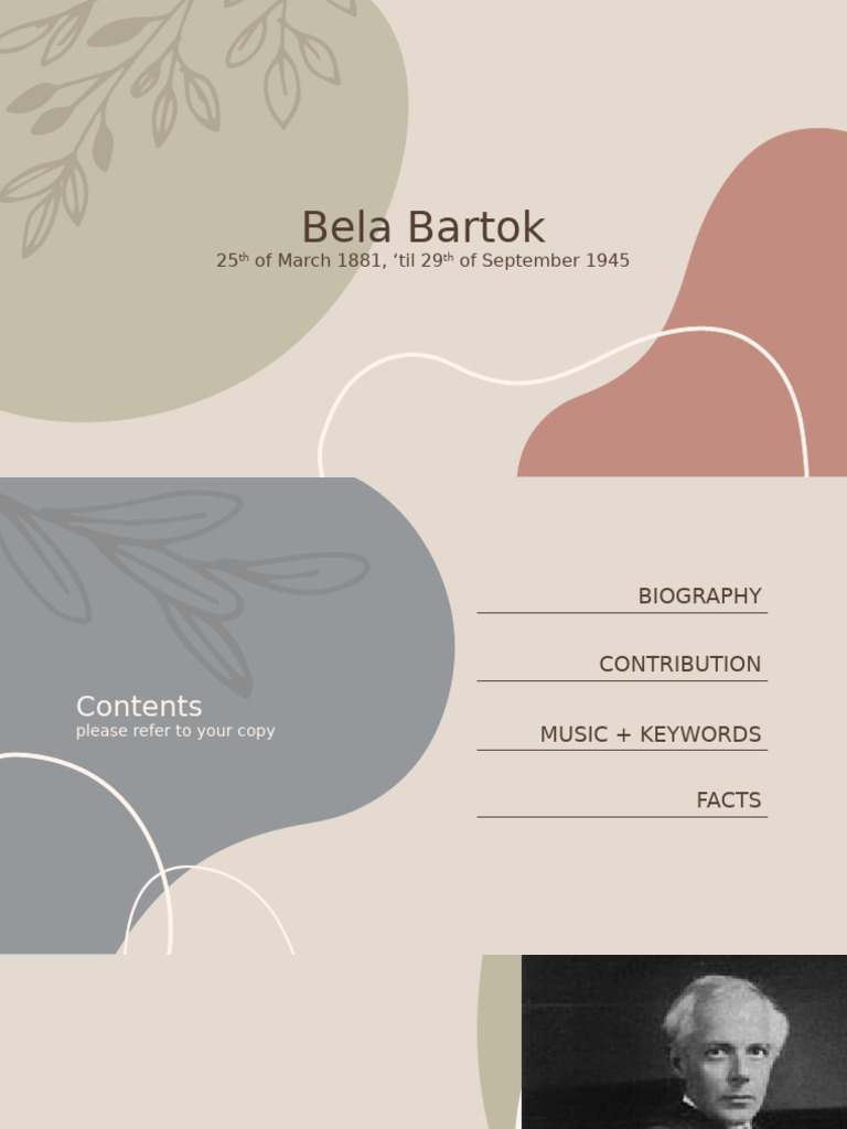 Bela Bartok | PDF | Classical Music