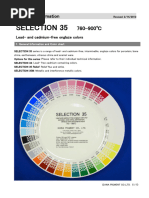 Steel Temperature Color Chart | PDF | Steel | Color