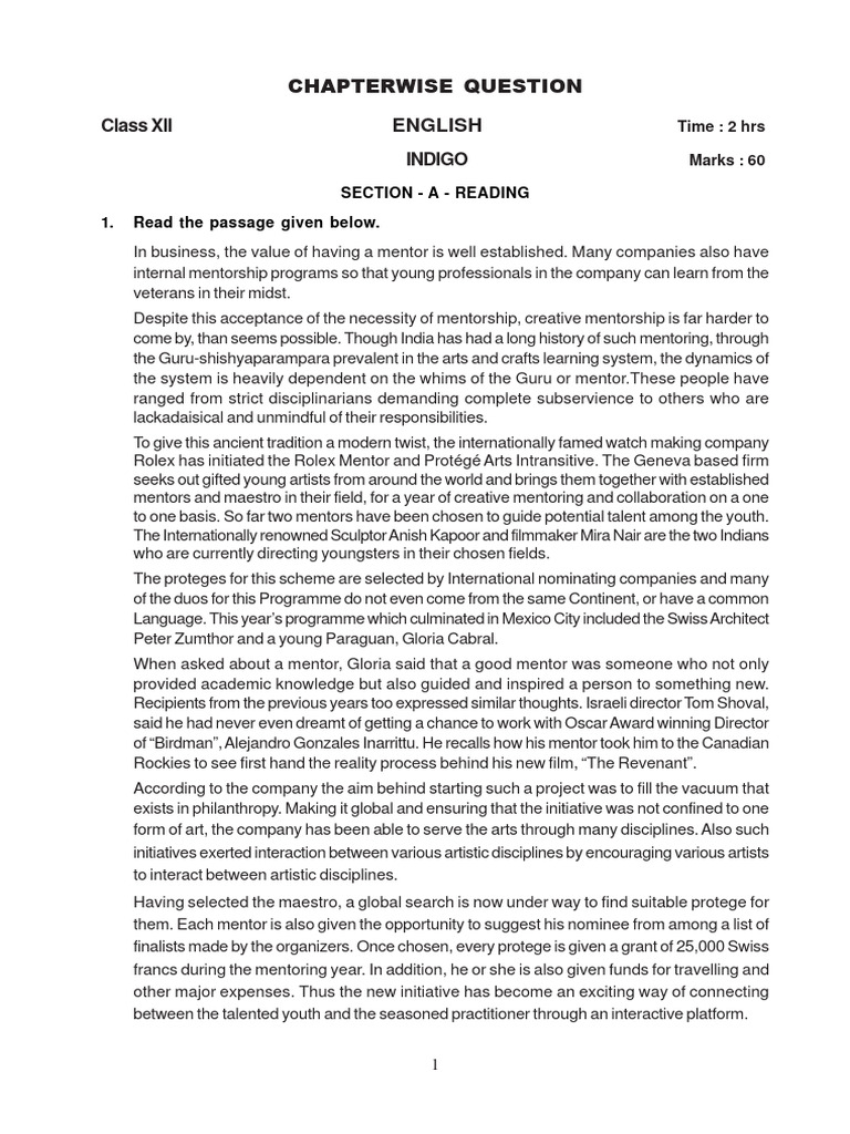 Indigo | PDF | Mahatma Gandhi | Mentorship