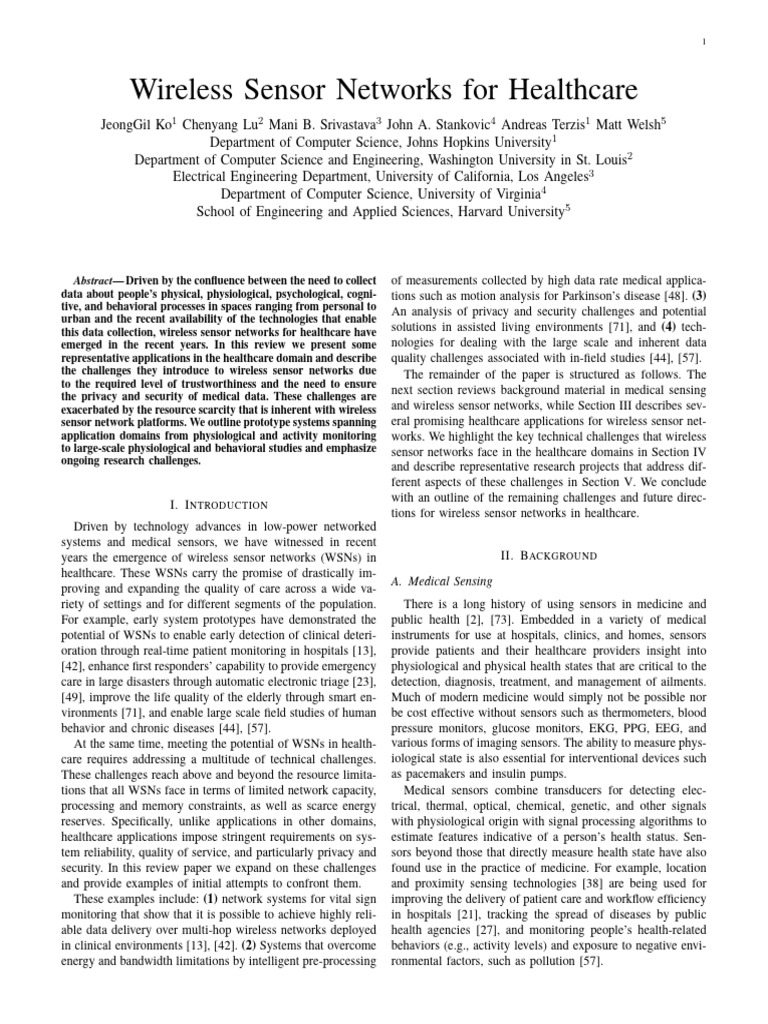 ARTICLE 22 | PDF | Wireless Sensor Network | Computer Network