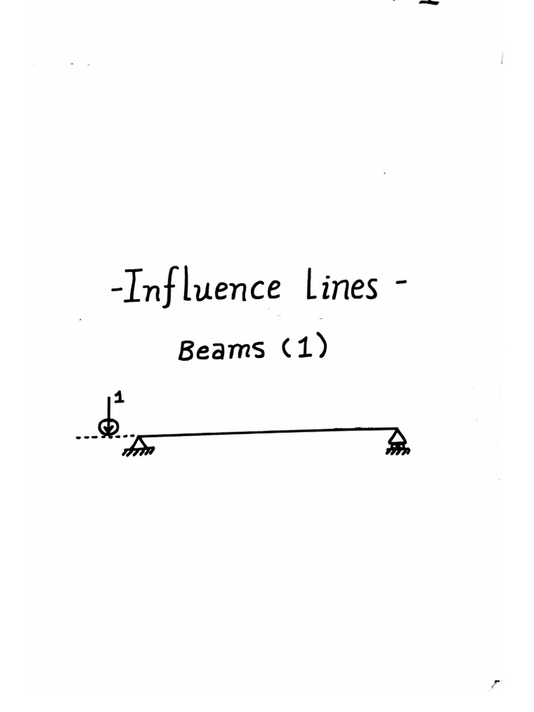 13 - Influence Lines 1 | PDF
