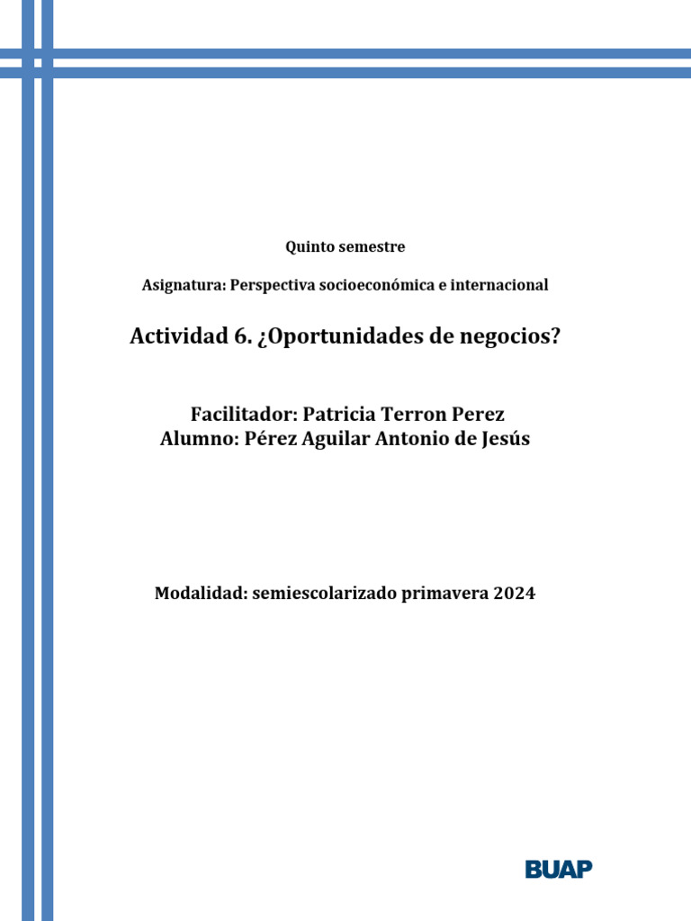 Act6 Pers Soc e in | PDF