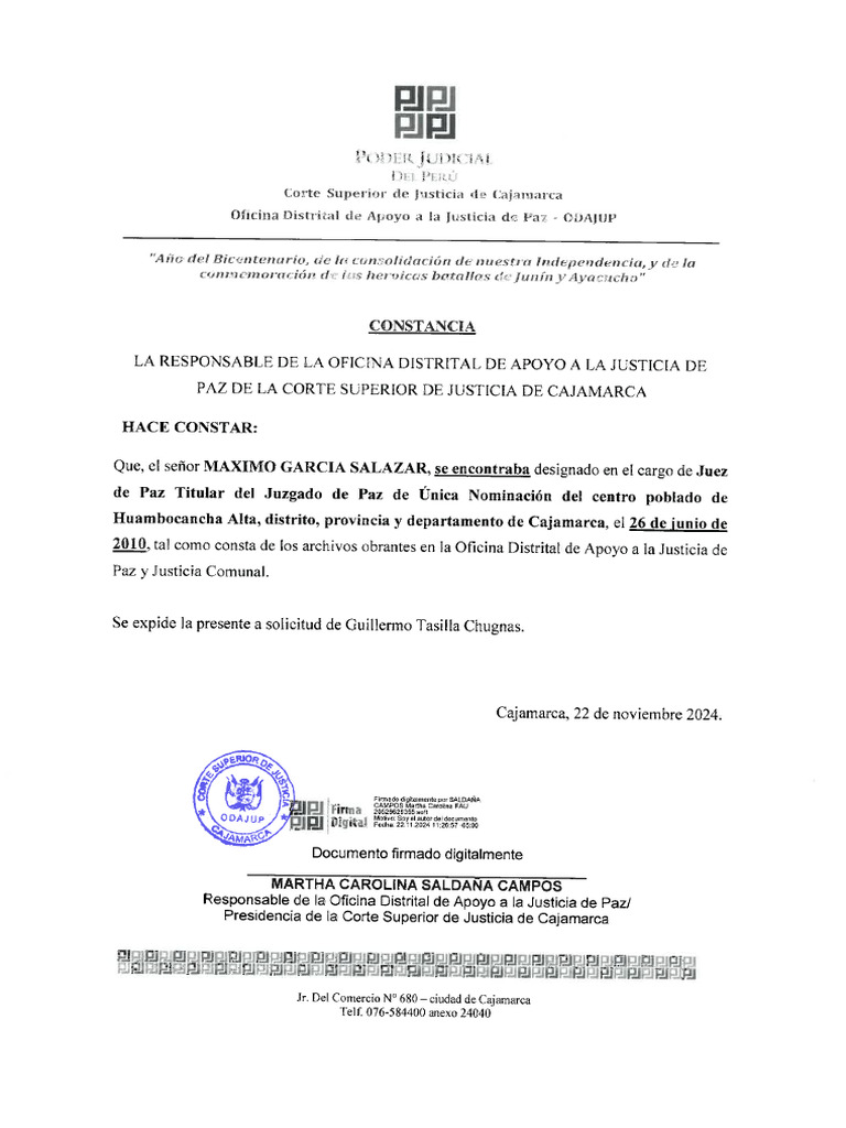 Constancia | PDF