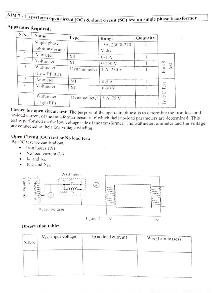 Fundamental Electrical Exp 7 | PDF