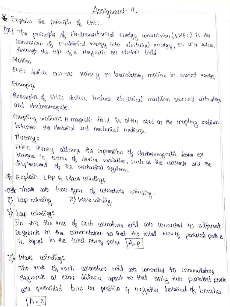Fundamental Electrical Assignment 4 | PDF