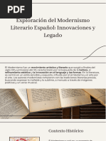 Mapa Conceptual Del Modernismo | PDF | Simbolismo (Artes) | Poesía