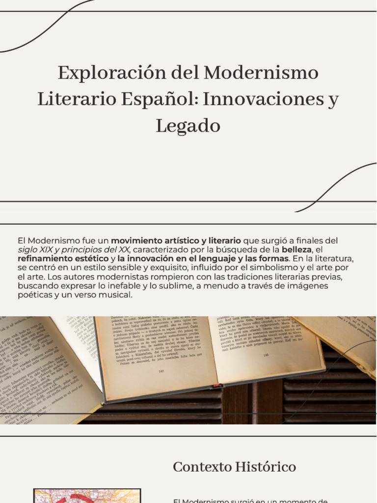 Modernismo Literario Español: Claves y Legado | PDF | Poesía ...