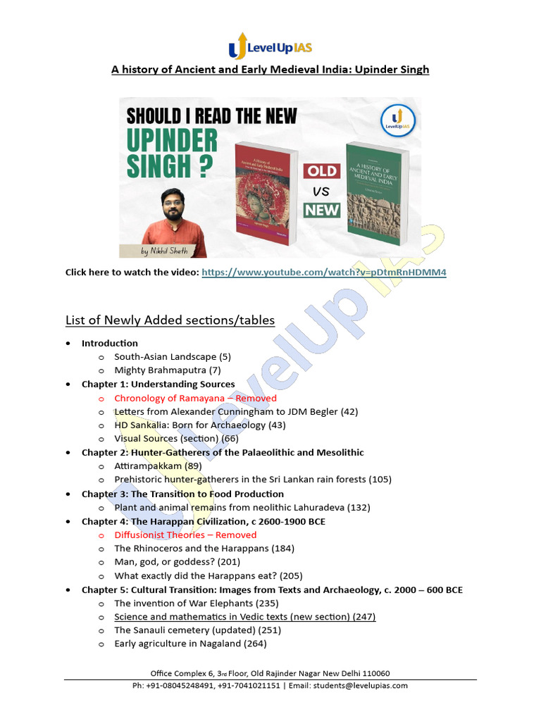 Upinder Singh New Edition | PDF