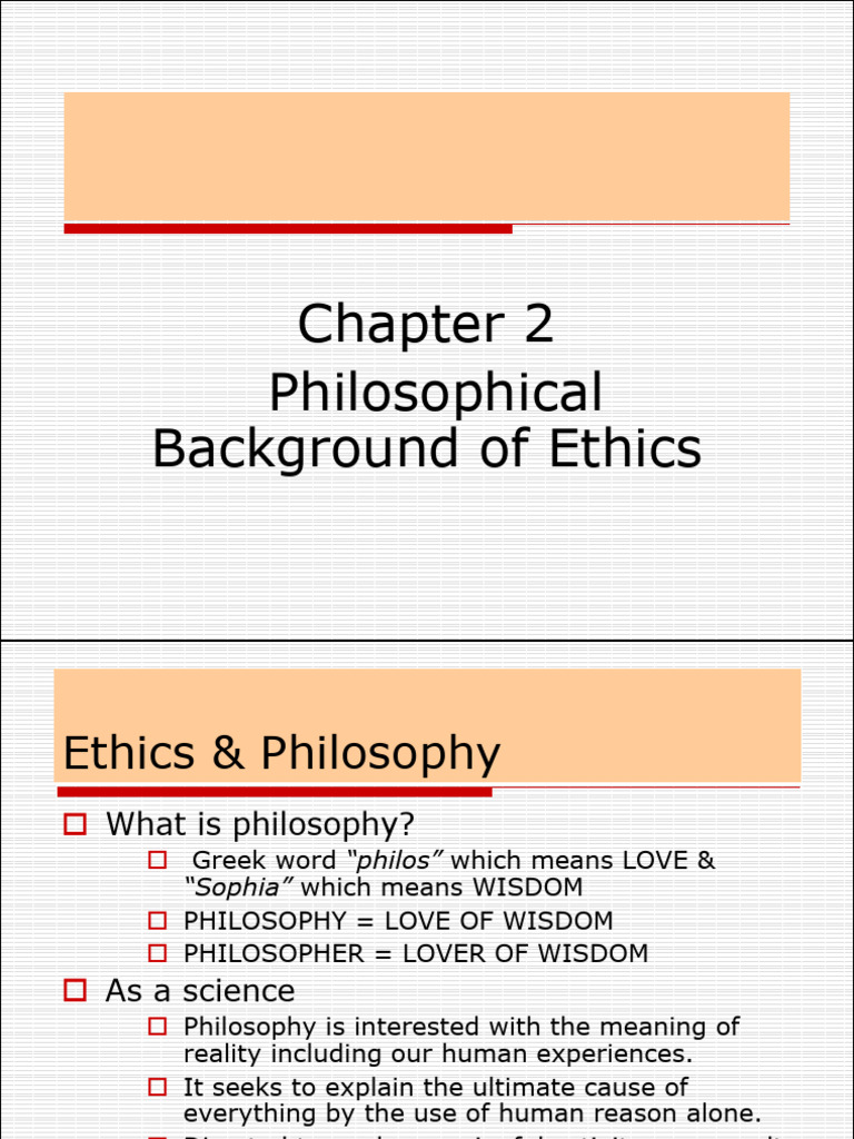 Philosophy & Ethics Primer | PDF | Id | Morality