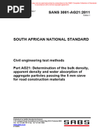 Sans 3001-GR57 | PDF | Cement | Soil