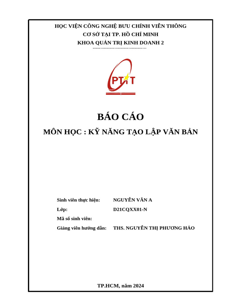 Tieu luan_Mon ky nang tao lap VB (1) | PDF