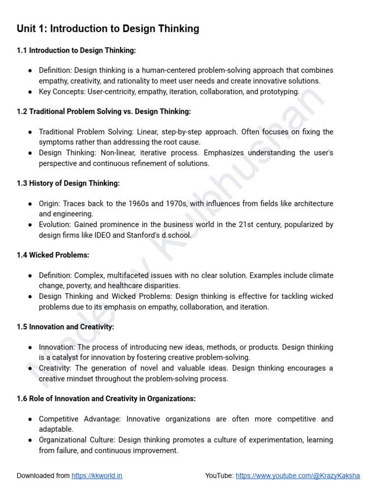 Design Thinking for Innovators | PDF | Argument | Critical Thinking