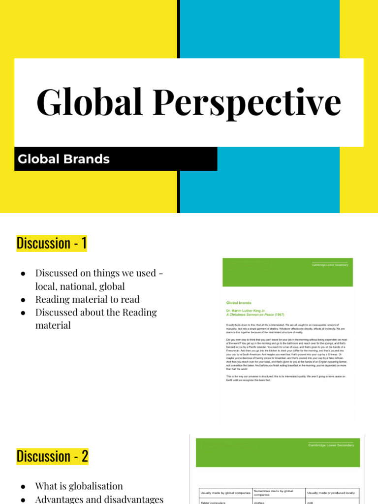 Global Brands SLC | PDF