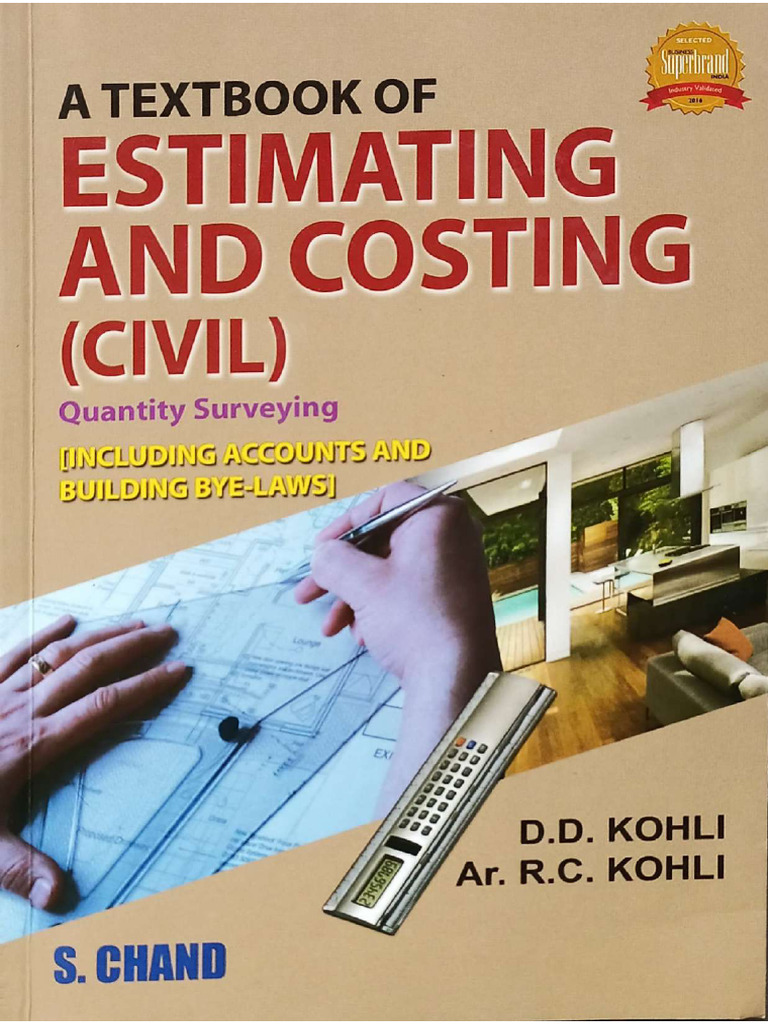 A Text Book of Estimating and Costing (Civil) - Compressed | PDF