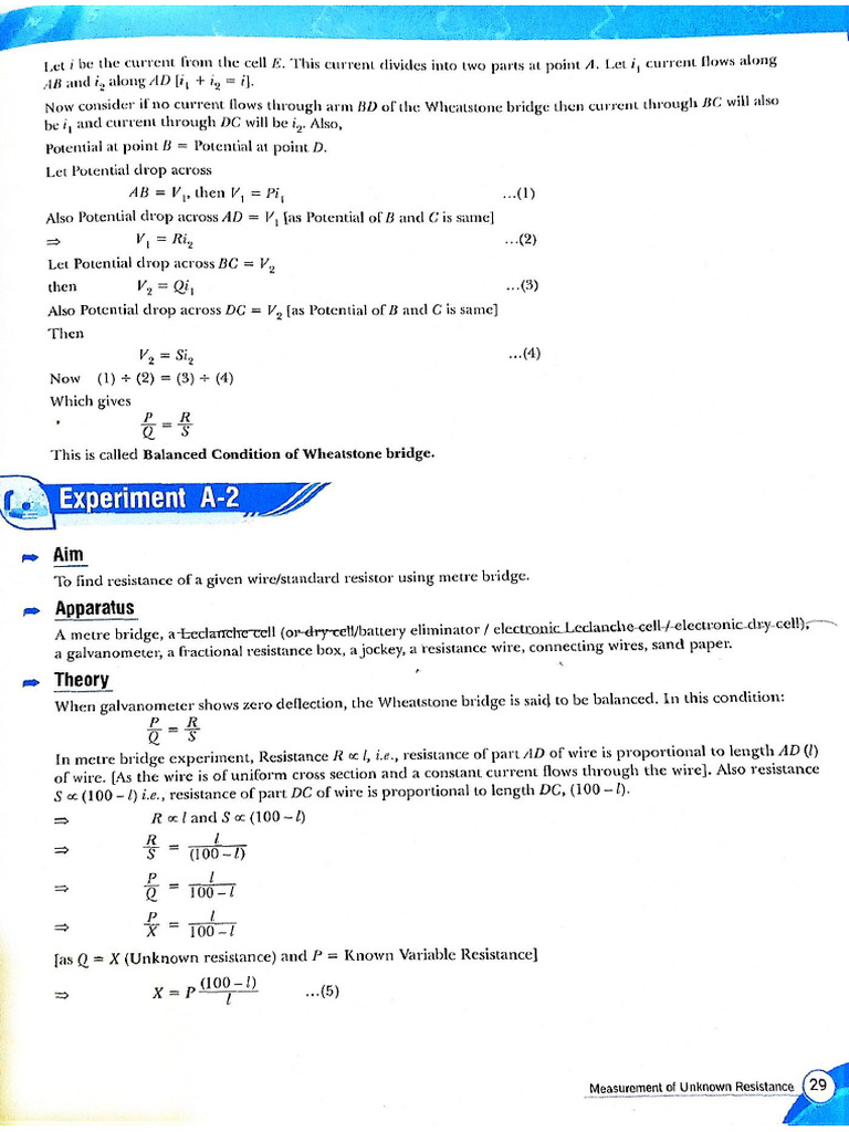Class 12 Physics Practical | PDF
