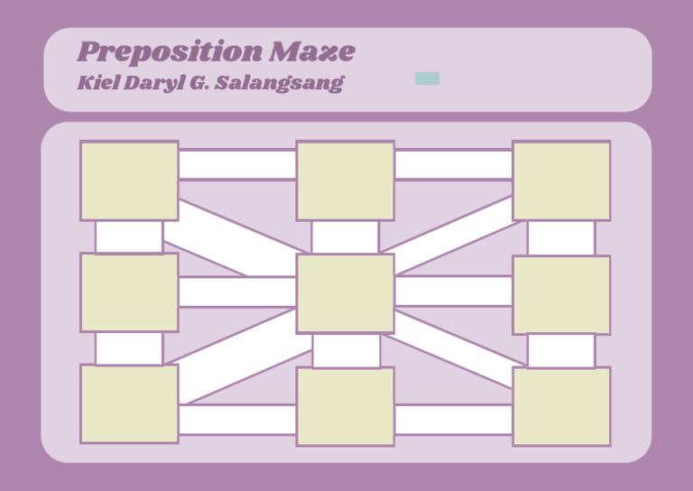 Preposition Maze Digital Worksheet in Pastel Simple Style.pdf | PDF